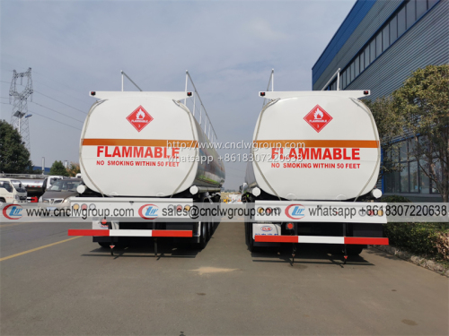 ISO Standard 50000 liter Petrol Fuel Tanker Diesel Tank Semi Trailer