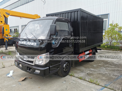 Foton Forland 2 3 ton 10ft mini box van cargo truck micro closed van ...