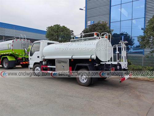 ISUZU NQR/600P 4x2/4x4 5m3 Stainless Steel Water Tanker Drinking Water ...
