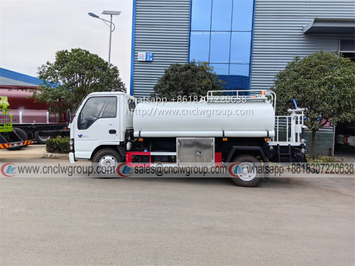 ISUZU NQR/600P 4x2/4x4 5m3 Stainless Steel Water Tanker Drinking Water ...