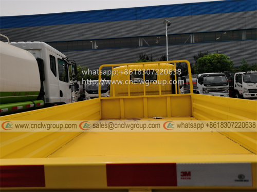 Dongfeng 5t 14 feet dropside body cargo truck dry cargo fence stake ...