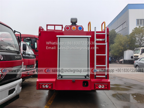 Forland H2 2500 liter small fire truck 700 gallon mini fire truck ...