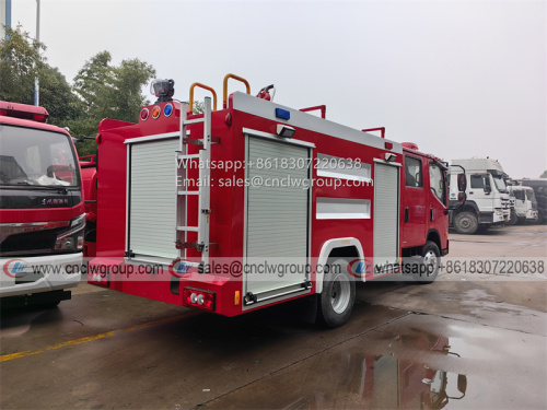 Forland H2 2500 liter small fire truck 700 gallon mini fire truck ...
