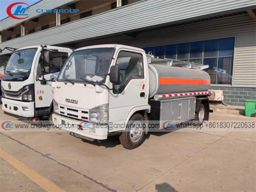 ISUZU ELF 5000 liter Mobile Fuel Truck for Diesel Refueling Tanker Lorry