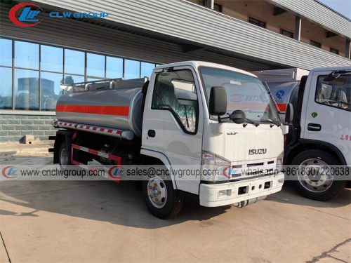 ISUZU ELF 5000 liter Mobile Fuel Truck for Diesel Refueling Tanker Lorry