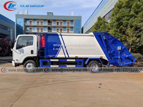Brand new ISUZU KV600 8cbm garbage compactor truck 6w self loading ...