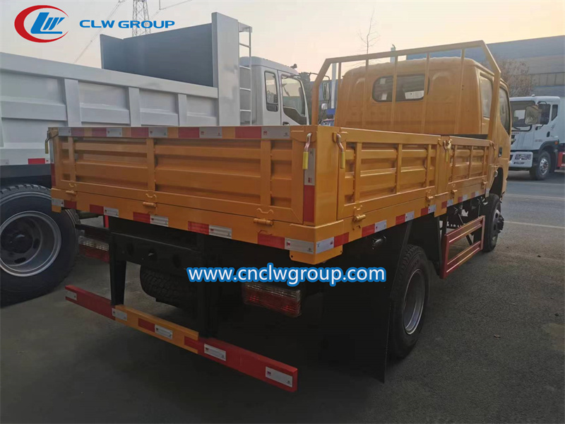 CLW 4x4 Double Cab Cargo Truck with Awning 4wd tent cargo truck for sale