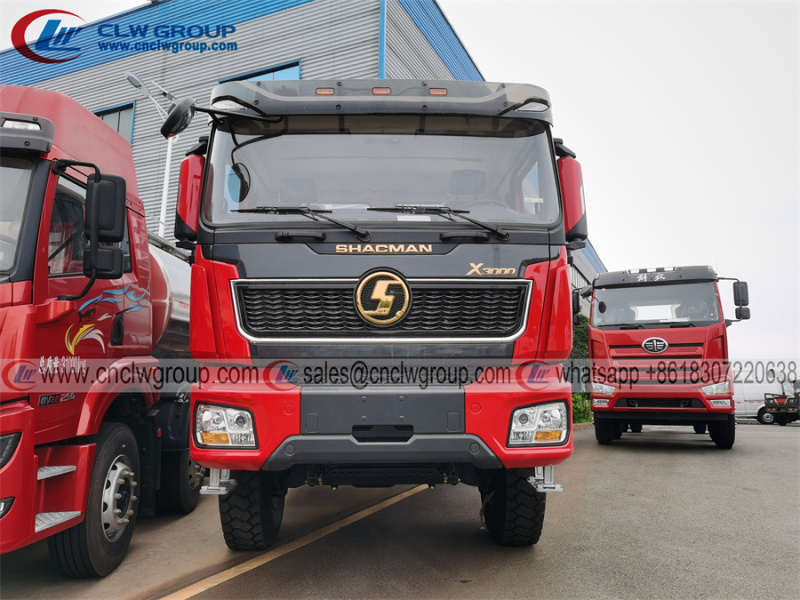 SHACMAN X3000 6x6 15000 liter stainless steel drinking water tanker truck