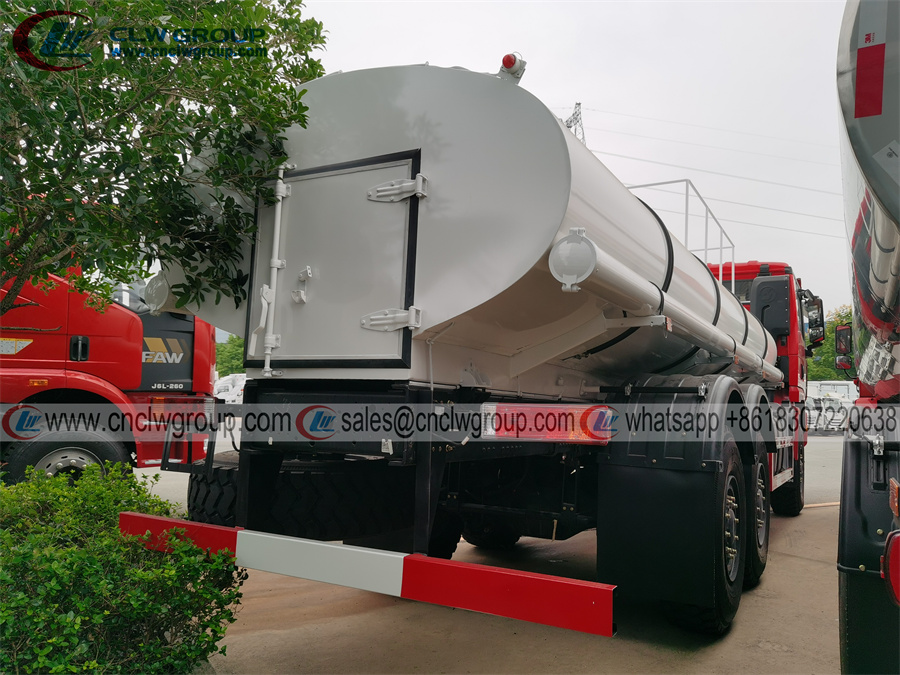 SHACMAN X3000 6x6 15000 liter stainless steel drinking water tanker truck
