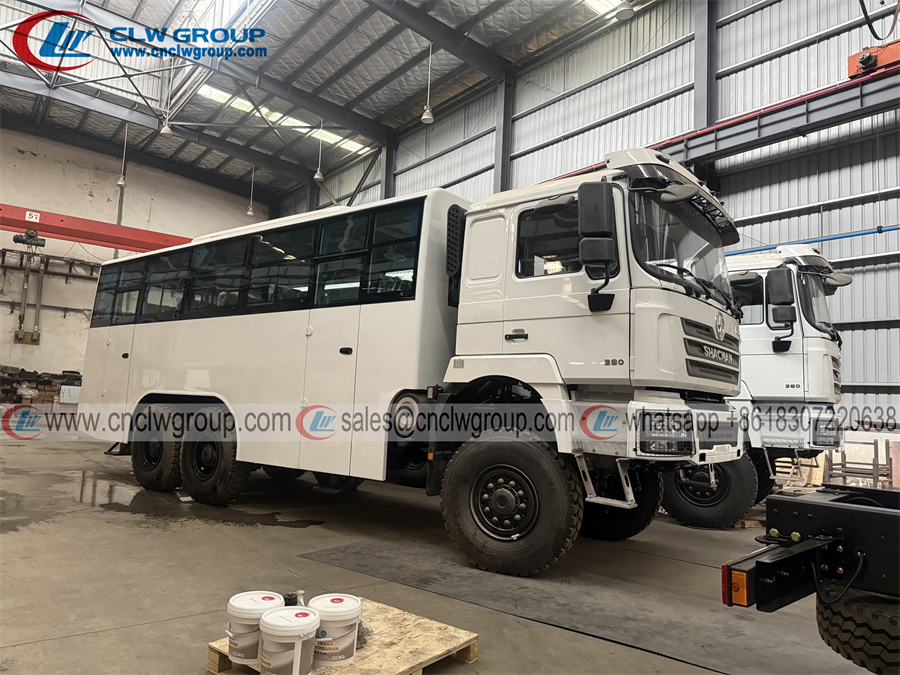 SHACMAN F3000 6x6 29 seats Bus Off-road passenger van truck