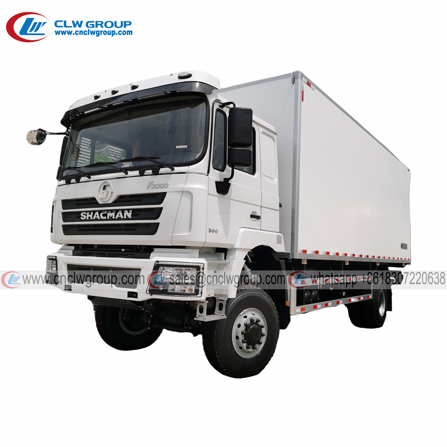 SHACMAN F3000 4x4 Freezer Refrigerator Truck All Terrain Fridge Trucks for sale