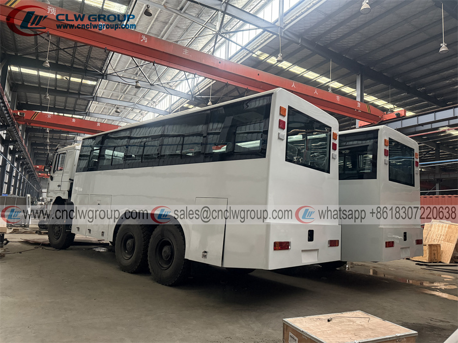 SHACMAN F3000 6x6 29 seats Bus Off-road passenger van truck