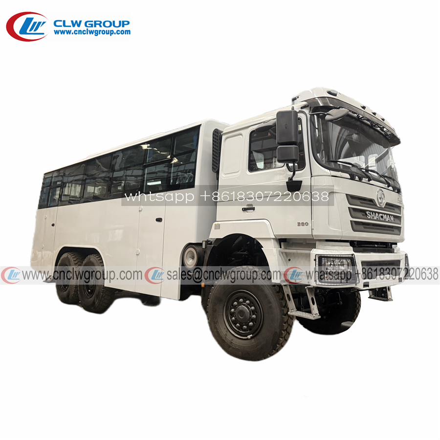 SHACMAN F3000 6x6 29 seats Bus Off-road passenger van truck