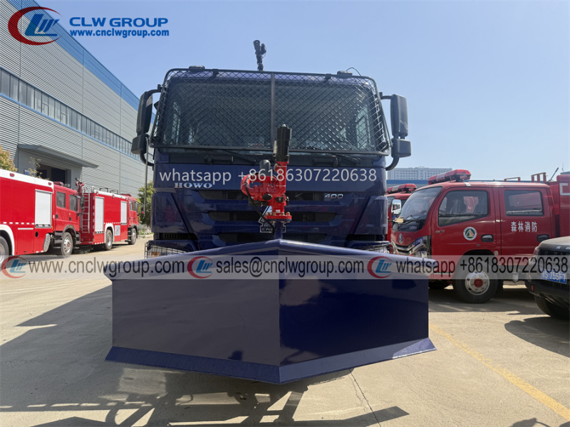 Sinotruk HOWO 6*4 anti riot water tank cannon riot control fire truck