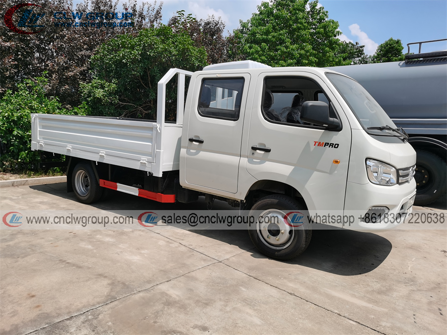 Foton double cab 1t 1.5t mini cargo truck dropside body lorry vehicle
