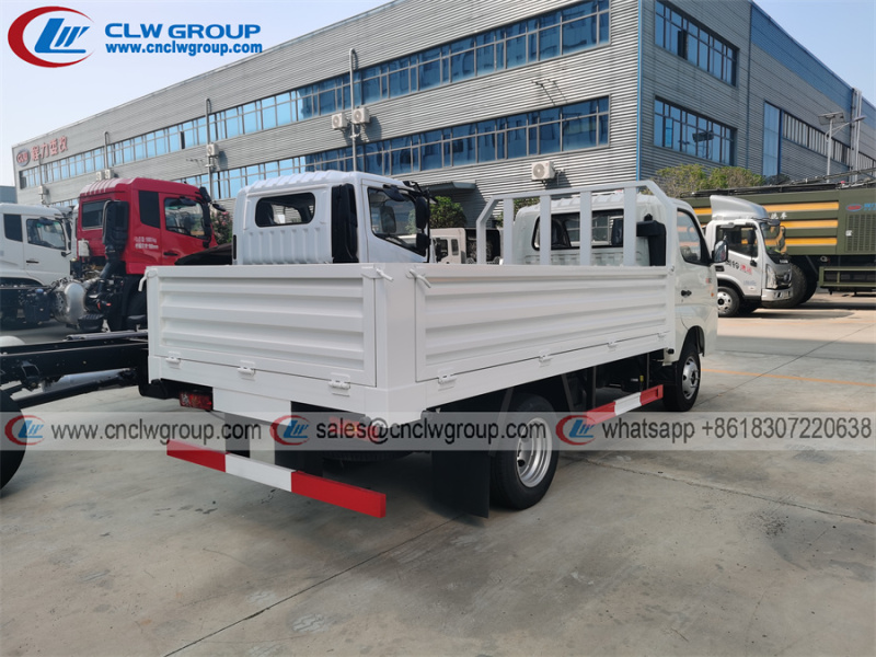 Foton single cab 1.5t 2t dropside cargo trucks open top body cargo lorry