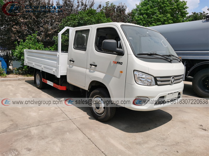 Foton double cab 1t 1.5t mini cargo truck dropside body lorry vehicle