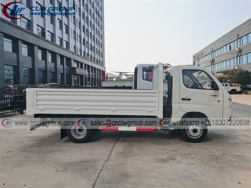 Foton single cab 1.5t 2t dropside cargo trucks open top body cargo lorry