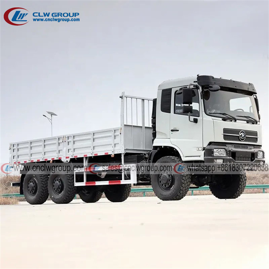 Chengli 6x6 off-road cargo platform truck dropside lorry trucks for sale