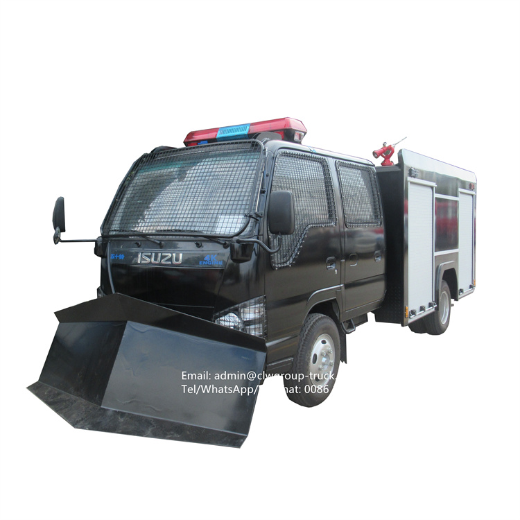Isuzu new 4x2 130hp3000l water and 1000l foam tank fire truck standard ...