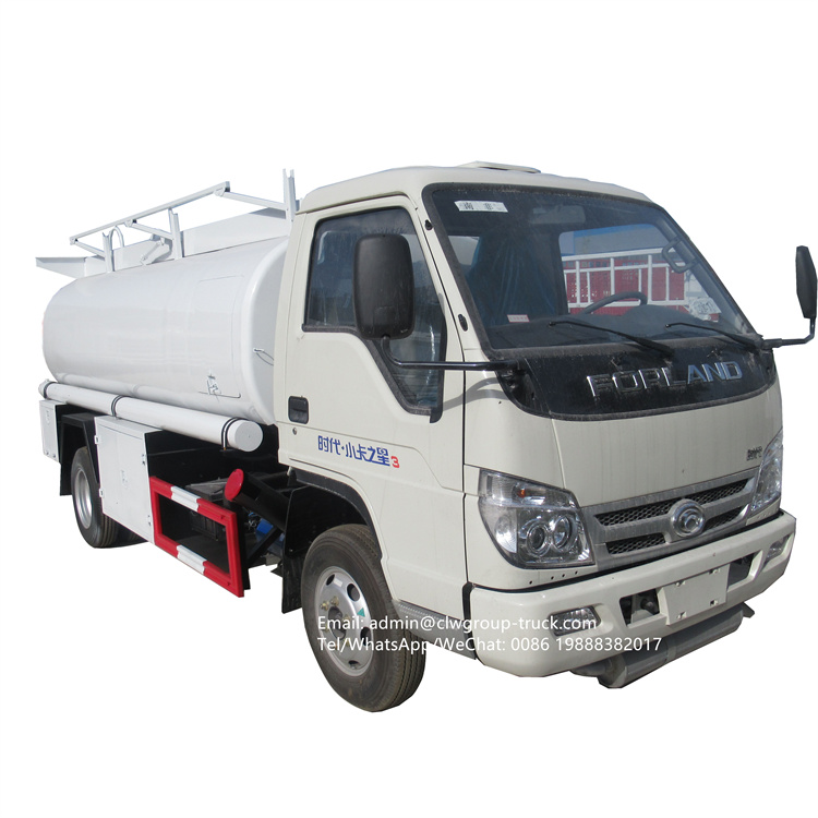 Foton 3000l 5000l mobile fuel tank truck refueler tank truck petroleum ...