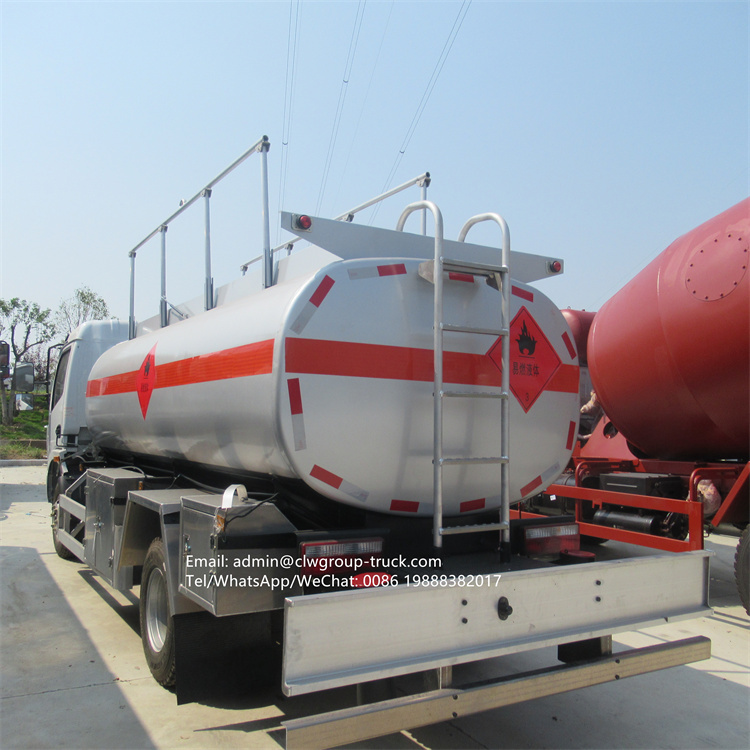 dongfeng 6000l 8000l carbon steel oil transport fuel bowser truck 4000 liter 6000litres 8000 litres