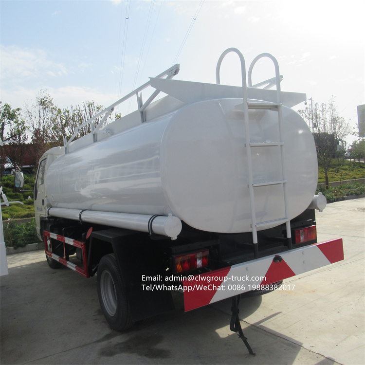 Foton 3000l 5000l mobile fuel tank truck refueler tank truck petroleum ...