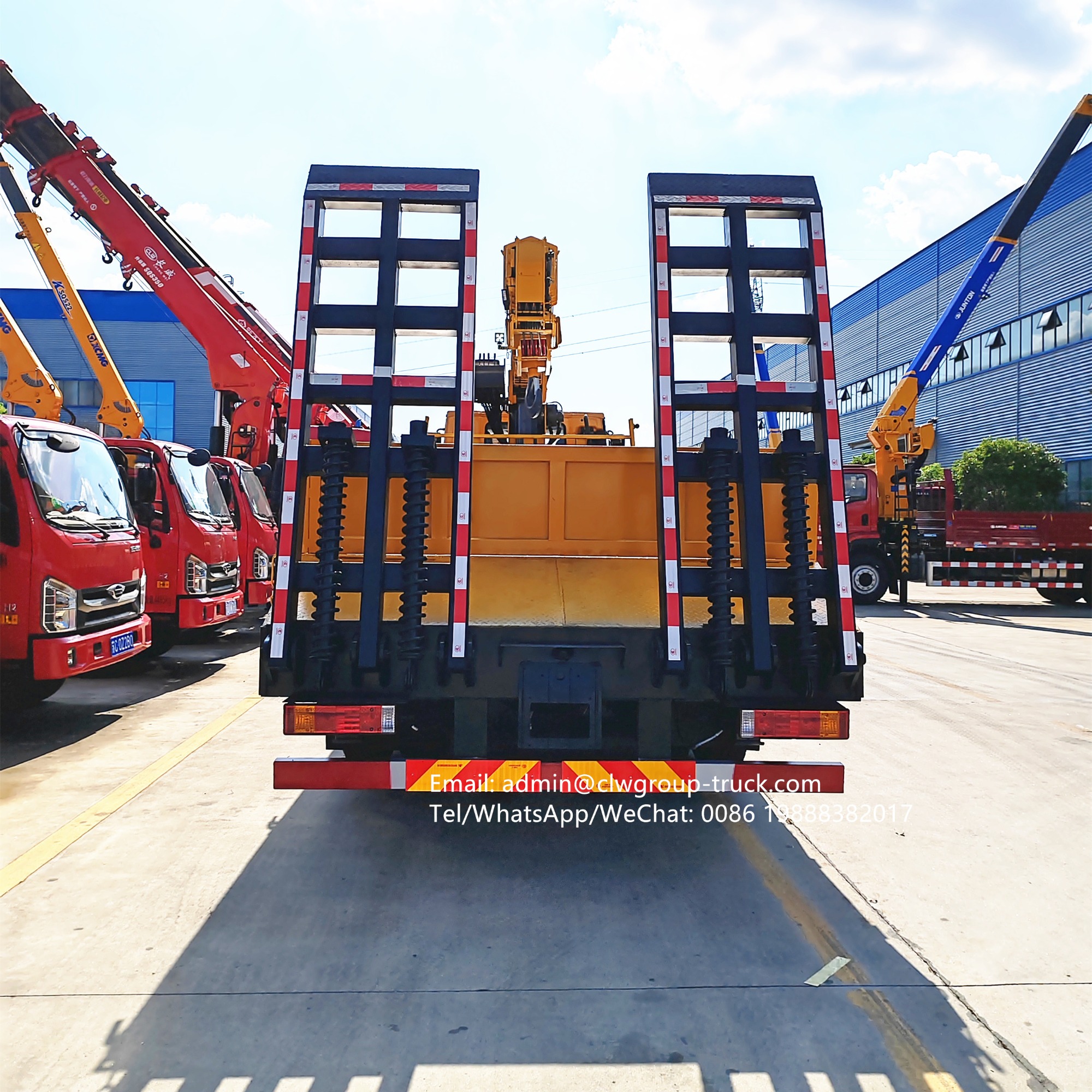 Shacman 8x4 12 wheeler telescopic boom 16tons flatbed self loading low ...