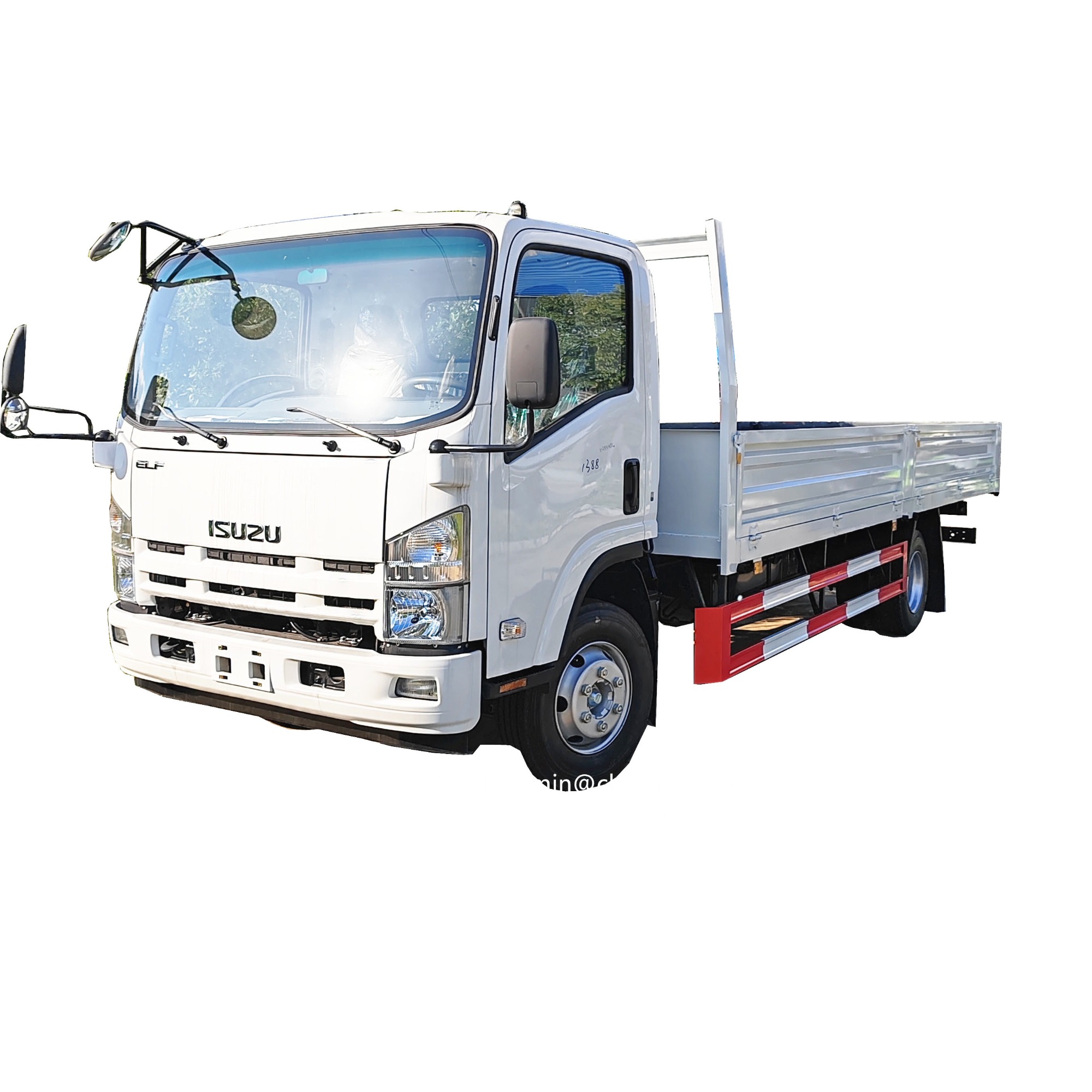 Isuzu 5tons 7 tons 6 wheeler drop side lorry flat transport cargo truck