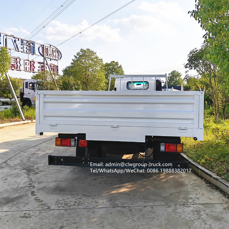 Isuzu 5tons 7 tons 6 wheeler drop side lorry flat transport cargo truck