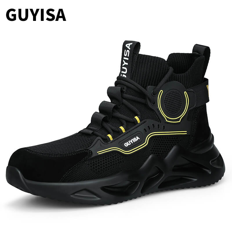 Super light and comfortable steel toe sneakers safety shoes for men