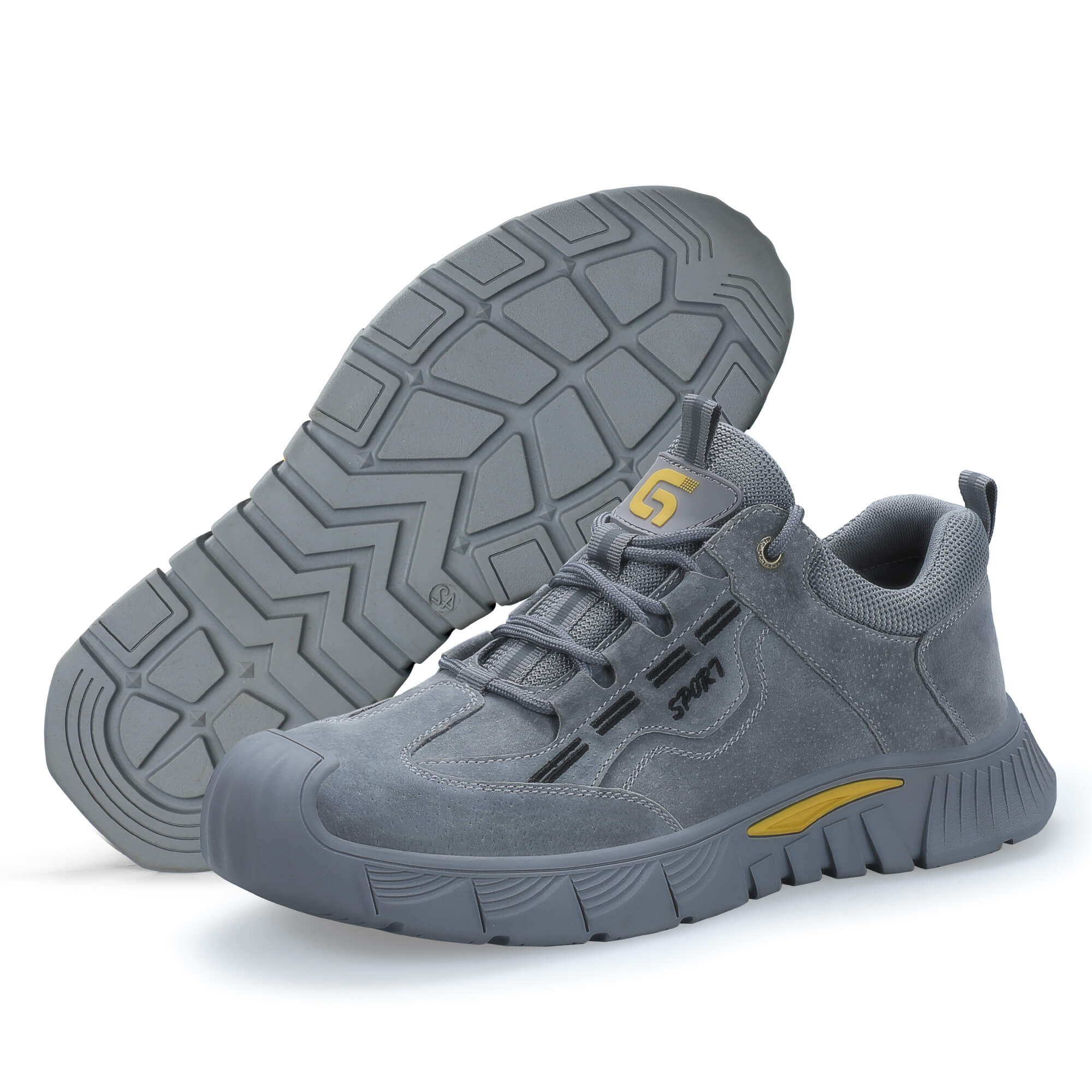 Steel toe safety shoes Non-slip breathable outdoor hiking safety shoes