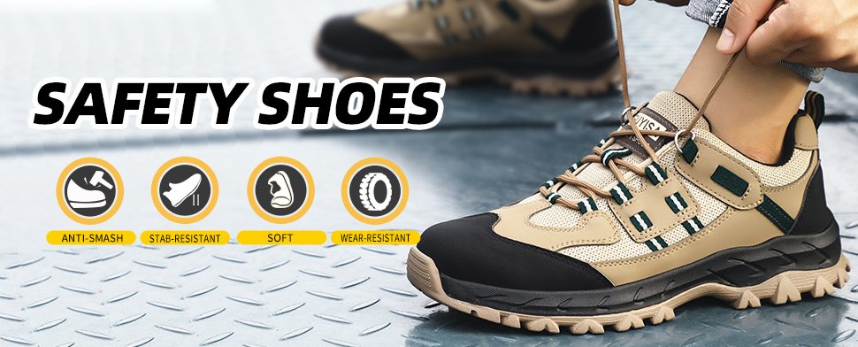 New safety shoes can accept custom outdoor hiking steel toe safety shoes