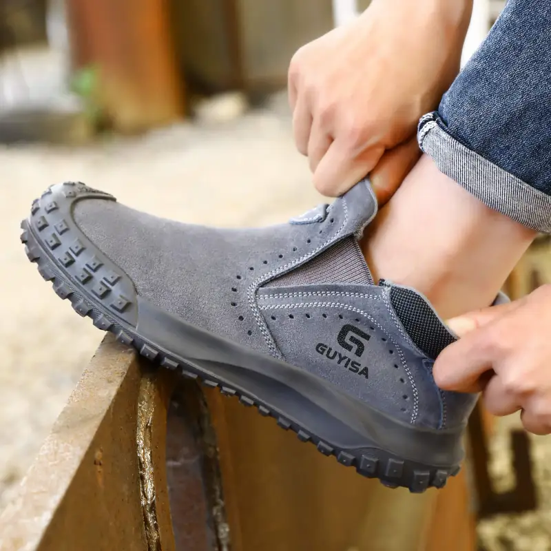 New safety shoes factory work anti-scalding European standard steel toe ...