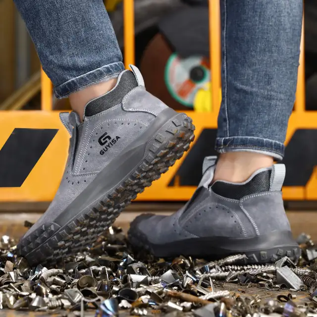 New safety shoes factory work anti-scalding European standard steel toe ...