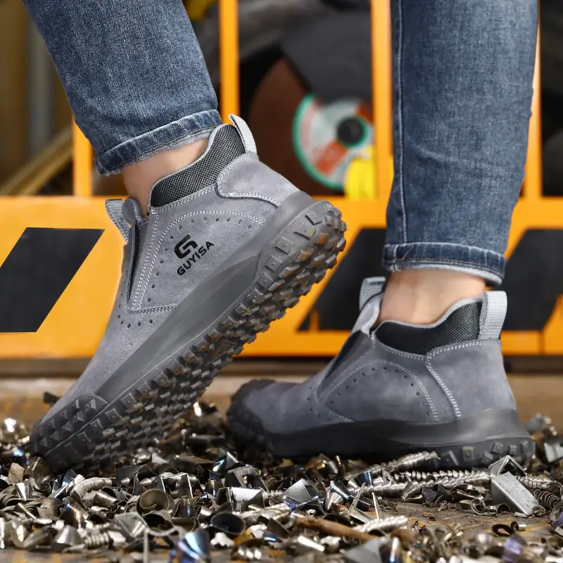 New safety shoes factory work anti-scalding European standard steel toe ...