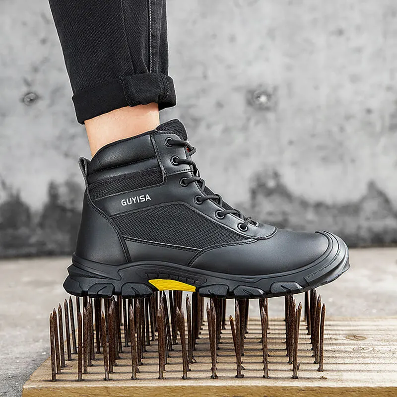 Waterproof safety boots Lightweight safety boots for construction sites