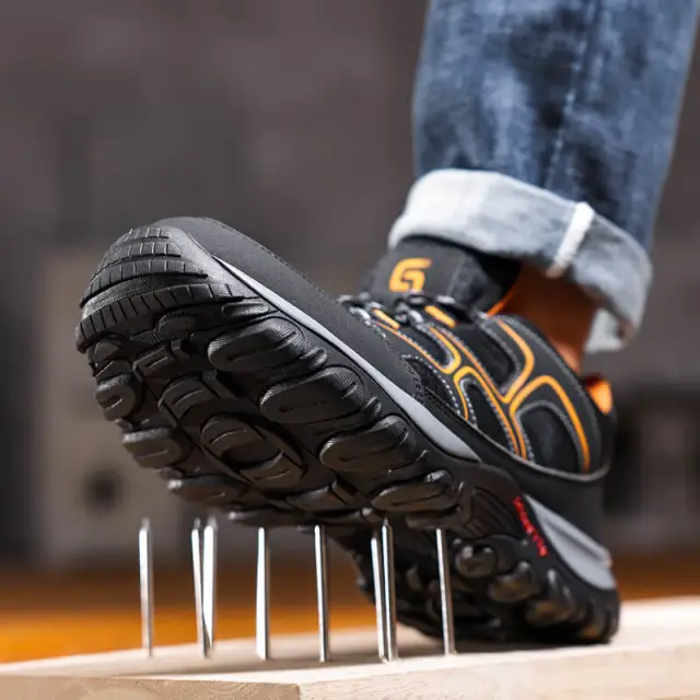 Hiking safety shoes Outdoor sports European standard steel toe safety shoes