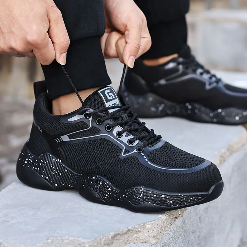 Lightweight safety shoes European standard steel toe safety shoes for men