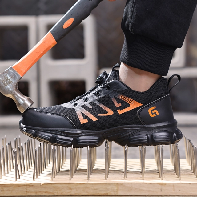 Fashion safety shoes outdoor work European standard steel toe safety shoes,