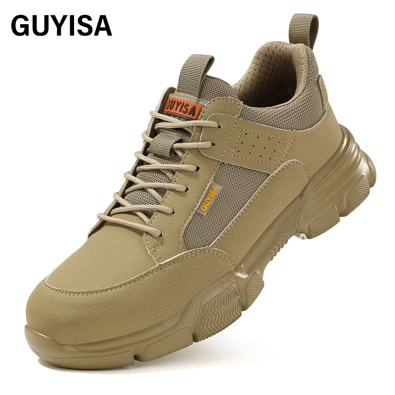 Fashion safety shoes outdoor work European standard steel toe safety shoes