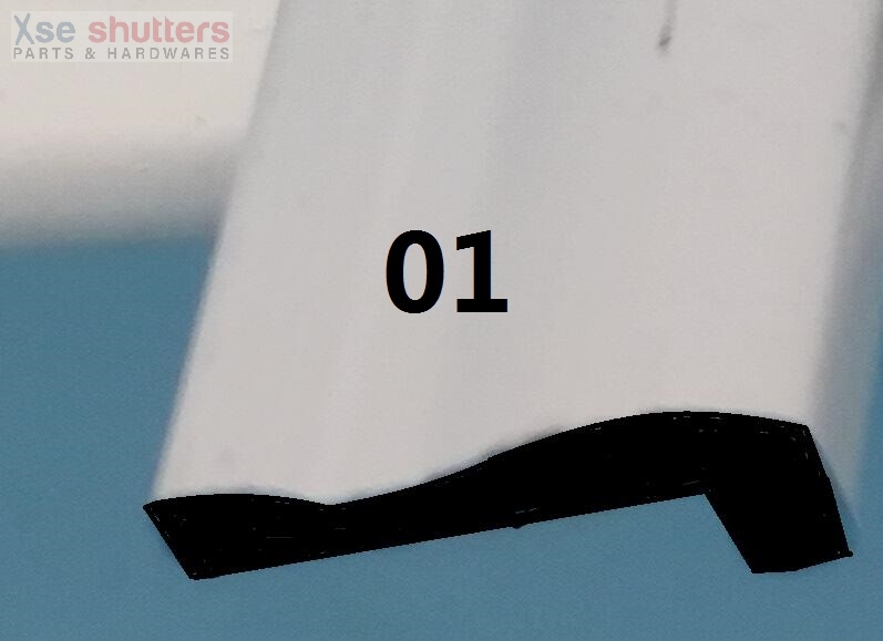 hutter rear tilt bar connector,rear tilt bar connector for vinyl shutter