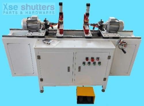 Rail dowel drilling machine