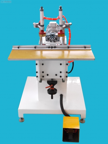 Horizontal three axle drill