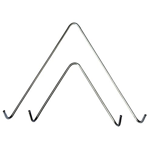 6Pcs V Shaped Stainless Steel Professional Triangular Hanging Planters ...