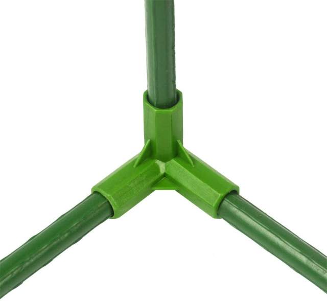 10Pcs 3 Way 11mm PVC Fitting Build Heavy Duty Greenhouse Frame ...