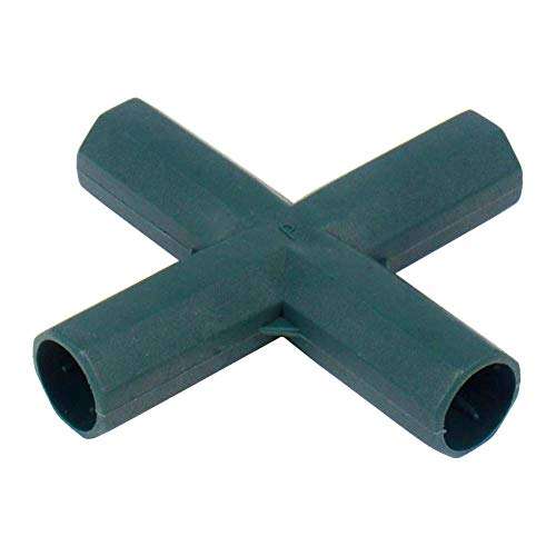 10Pcs Cross 4 Way 16mm PVC Fitting Build Heavy Duty Greenhouse Frame ...
