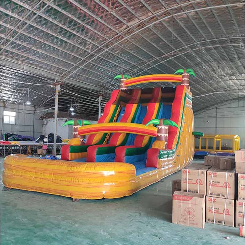 giant bouncy castle with slide combos inflatable castle slide combo ...