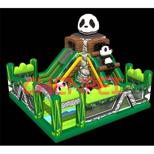 giant bouncy castle with slide combos inflatable castle slide combo ...