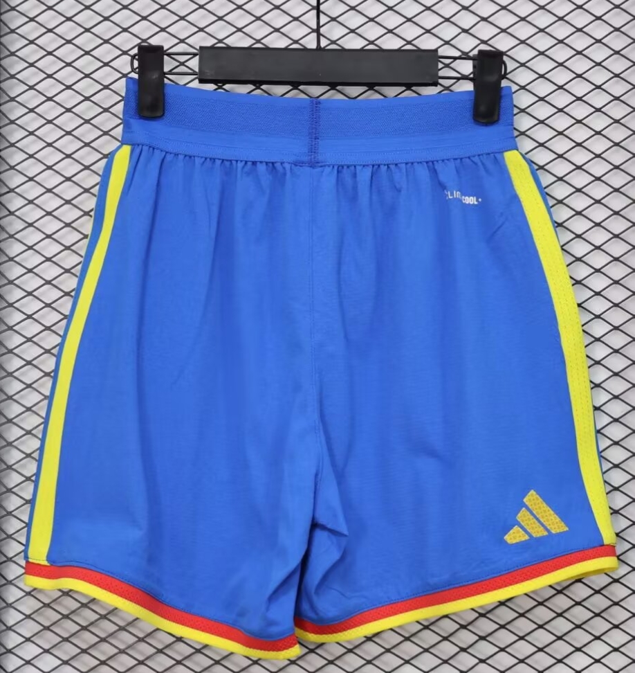 Player Version 2026/27 Colombia Home Blue Thailand Soccer Shorts-888
